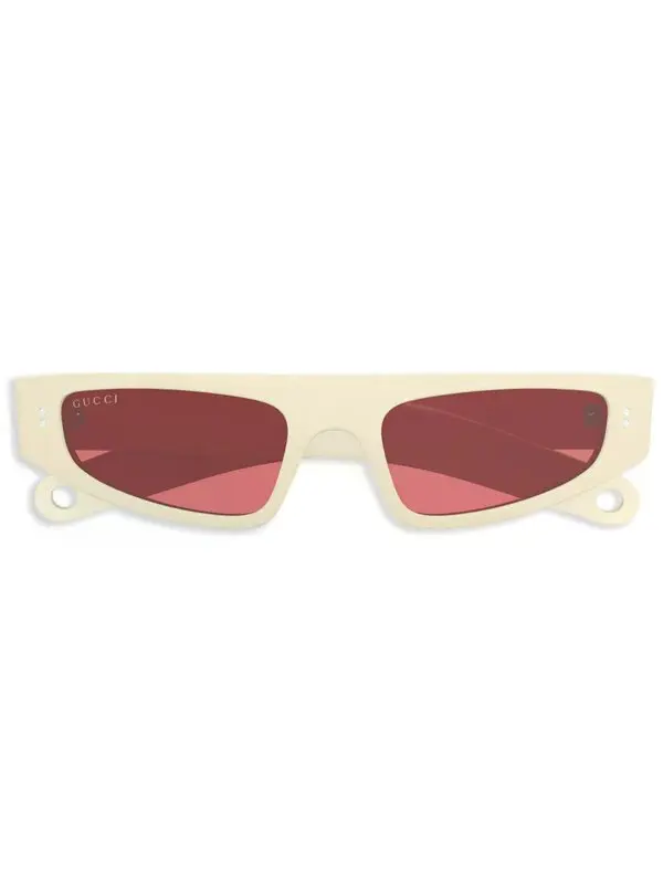 Gucci Tinted Cat-eye Sunglasses - White
