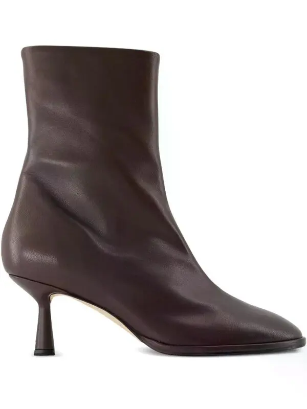 AeydĒ 65mm Dorothy Leather Ankle Boots