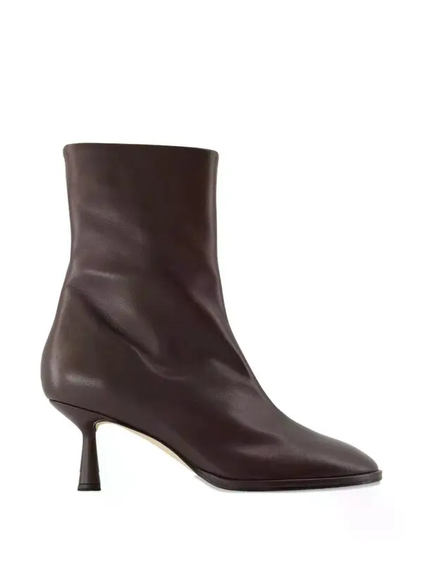 AeydĒ 65mm Dorothy Leather Ankle Boots