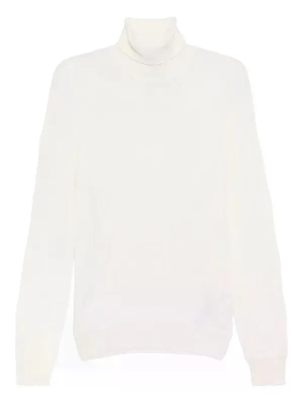 Brioni Turtleneck Jumper - Neutrals