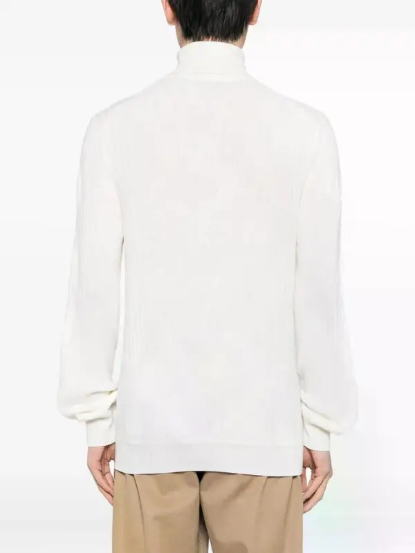 Brioni Turtleneck Jumper - Neutrals