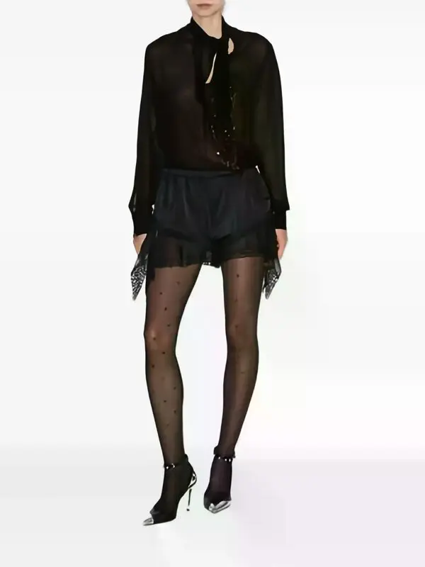 Isabel Marant Étoile Ildana Lace-trimmed Shorts