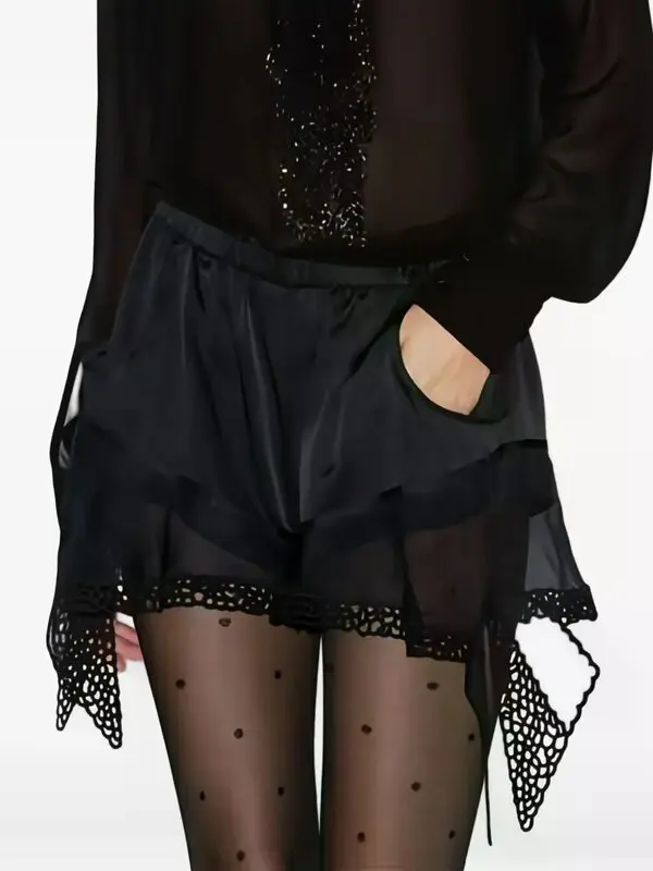 Isabel Marant Étoile Ildana Lace-trimmed Shorts