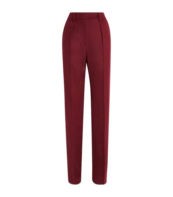 Max Mara Camelwool Straight Leg Trousers