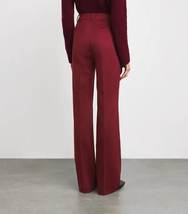 Max Mara Camelwool Straight Leg Trousers