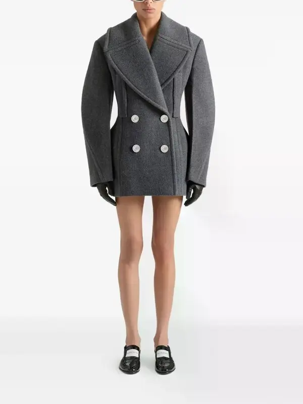 Givenchy Double-breasted Balloon-sleeve Jacket