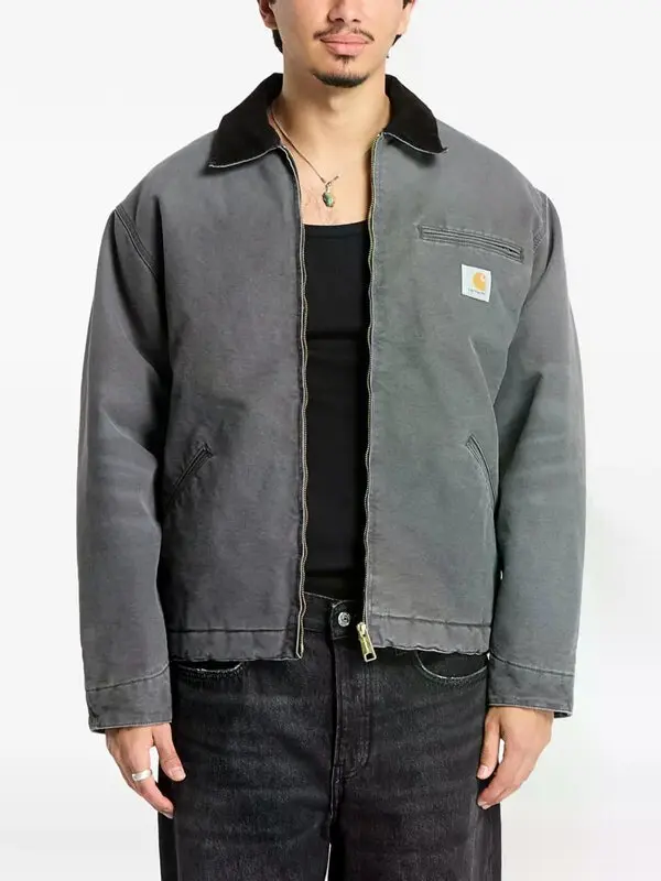 Carhartt Work In Progress Og Detroit Zip-up Jacket - Grey