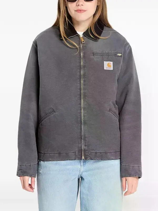 Carhartt Work In Progress Og Detroit Zip-up Jacket - Grey