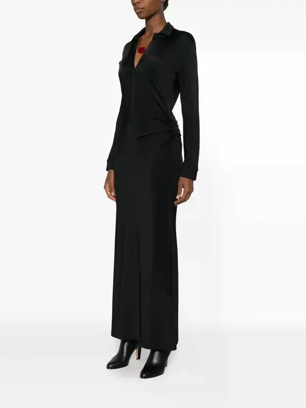 Tove Iana Draped Dress - Black