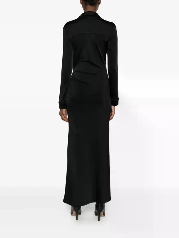 Tove Iana Draped Dress - Black