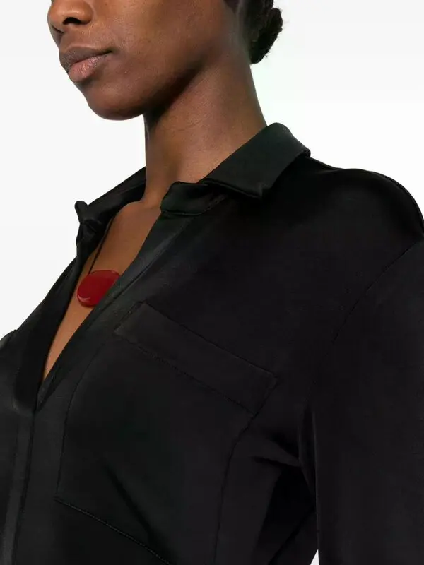 Tove Iana Draped Dress - Black