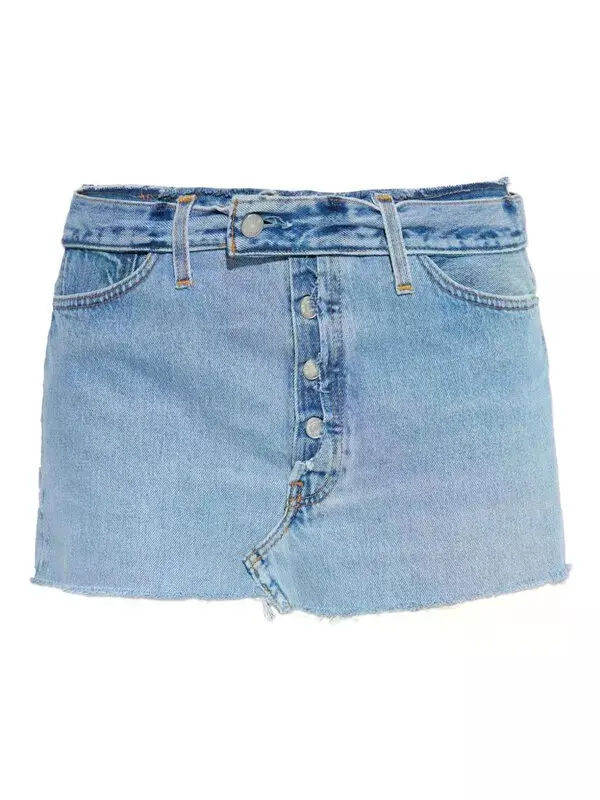 RE/DONE Denim A-line Skirt