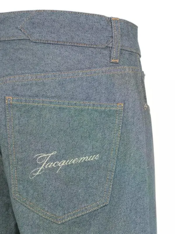 Jacquemus Nîmes Embroidered-pocket Jeans