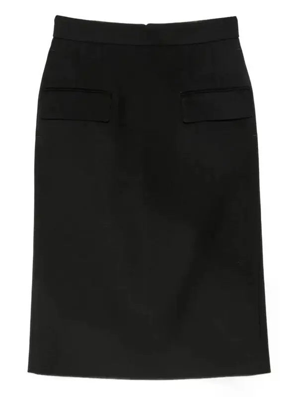Alexander McQueen Pocket-detail Midi Skirt