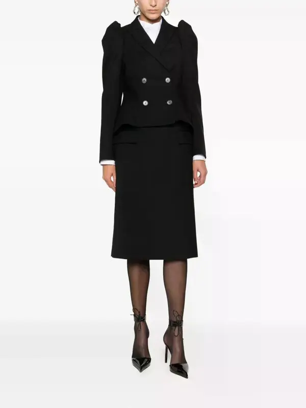 Alexander McQueen Pocket-detail Midi Skirt
