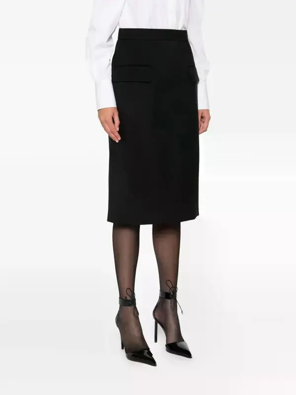 Alexander McQueen Pocket-detail Midi Skirt