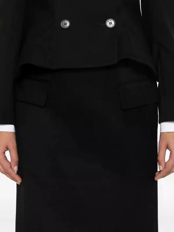 Alexander McQueen Pocket-detail Midi Skirt