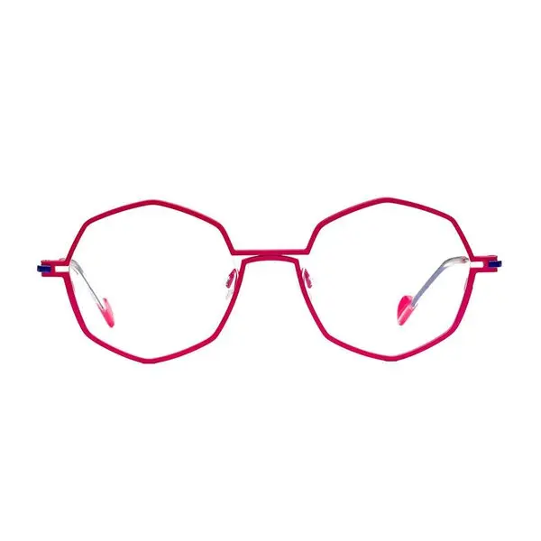 MATTTEW Silver Eyeglasses - Pink