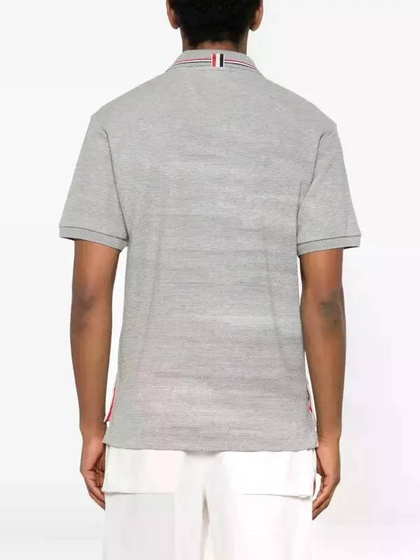 Thom Browne Logo-patch Polo Shirt