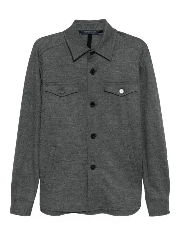 Harris Wharf London Wool Shirt Jacket
