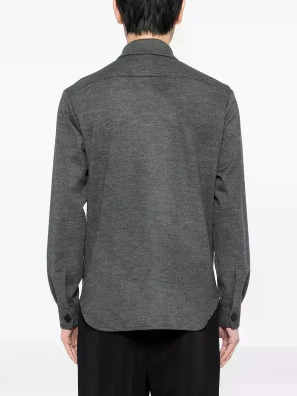 Harris Wharf London Wool Shirt Jacket