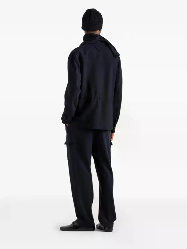 Prada Buttoned Safari Jacket - Blue