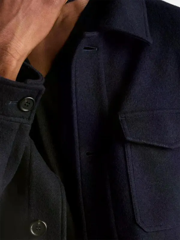 Prada Buttoned Safari Jacket - Blue