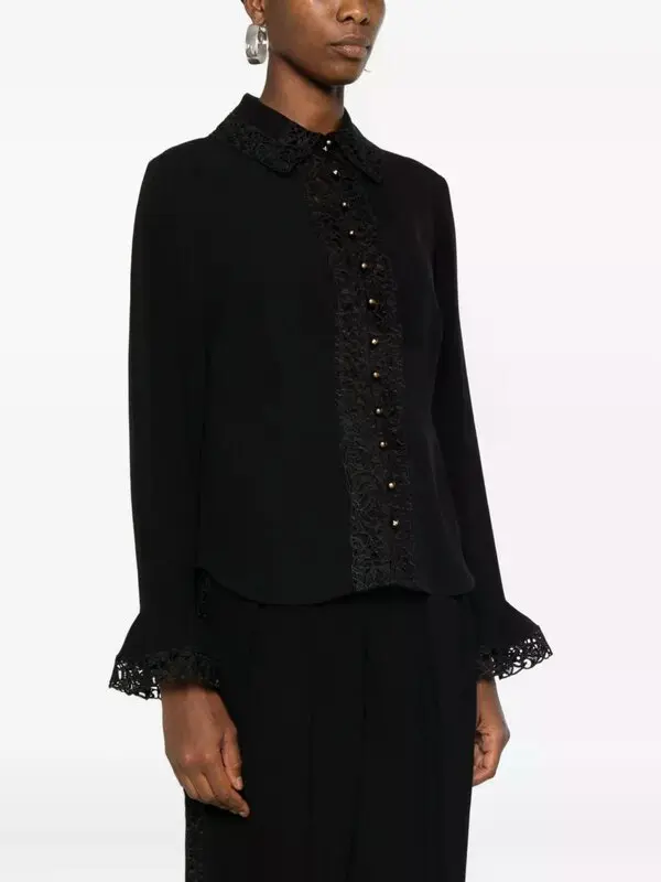 Zimmermann Lace-trimmed Ruffled Blouse