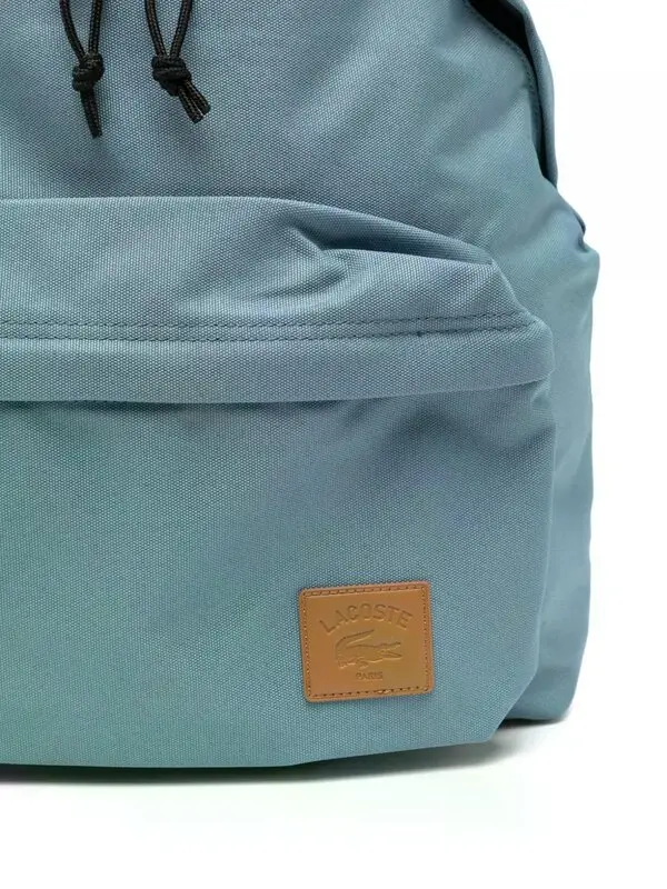 Lacoste Logo-patch Backpack - Blue