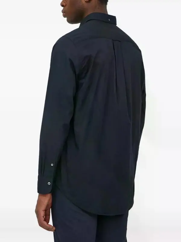 Gant Embroidered-logo Shirt - Black