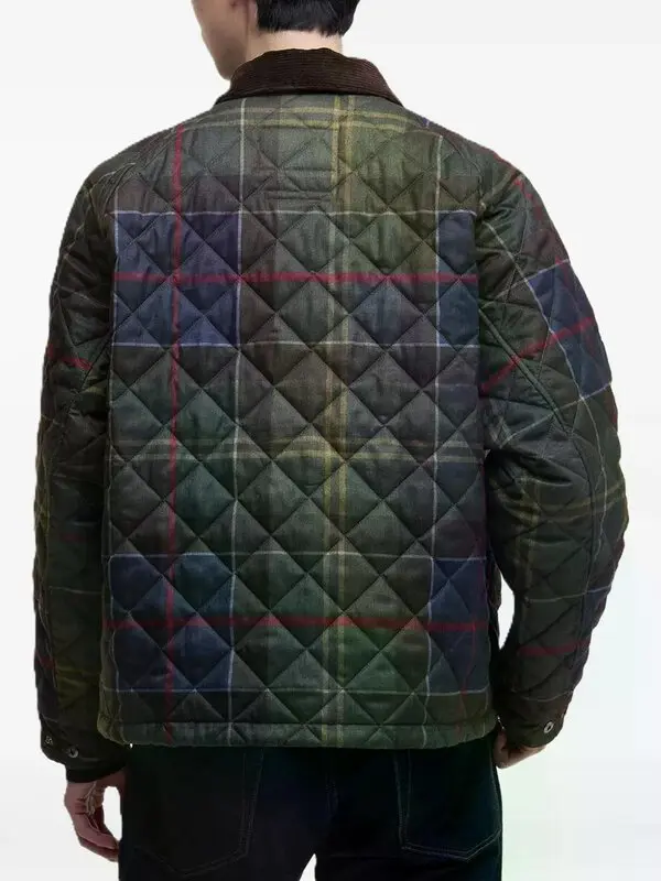 Barbour Tartan-print Quilted Jacket