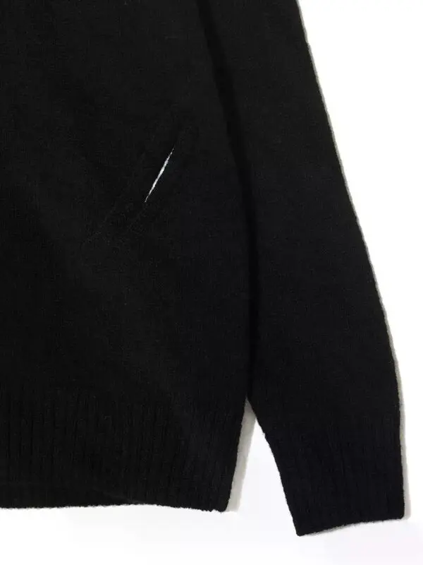 Undercover Patch-detail Wool Sweater - Black