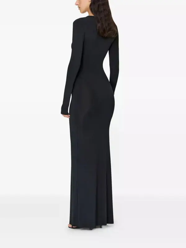 KOROBEYNIKOV Long-sleeve V-neck Dress