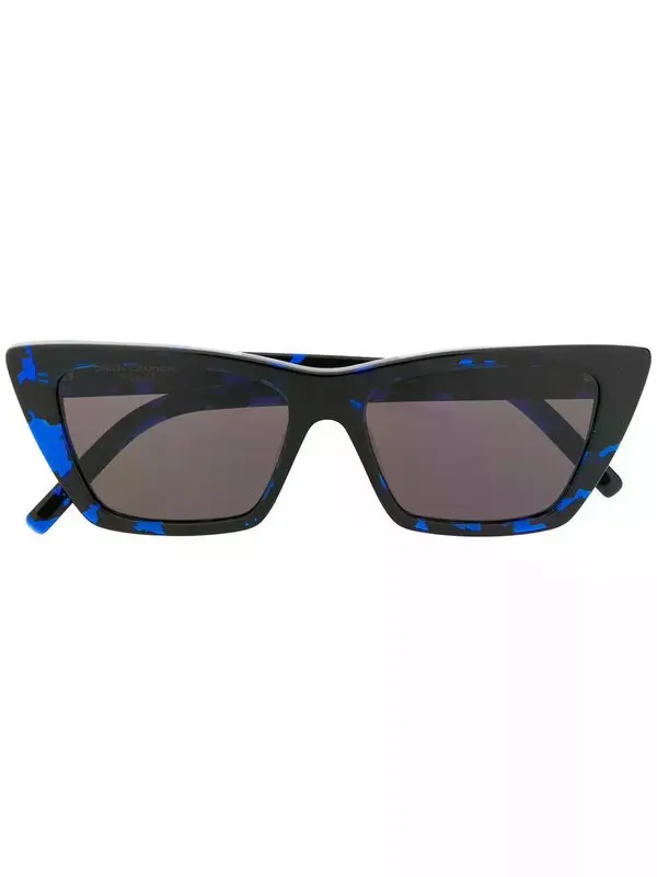 Saint Laurent Rectangle Sunglasses - Black
