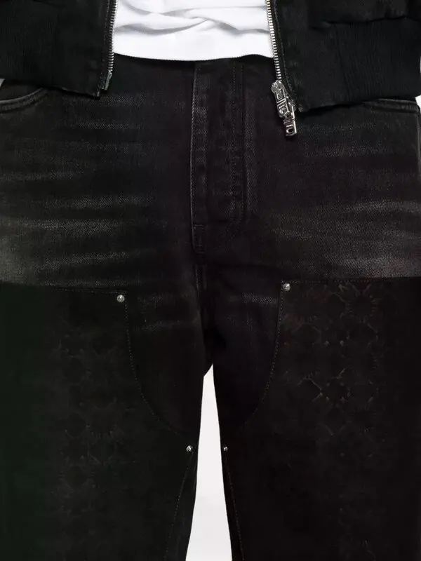 Amiri Monogram Knee Panel Jeans