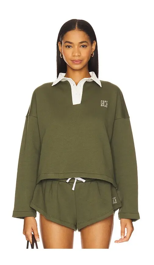 PORT DE BRAS Sofia Sweater - Olive