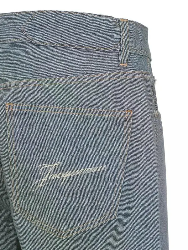 Jacquemus Nîmes Embroidered-pocket Jeans