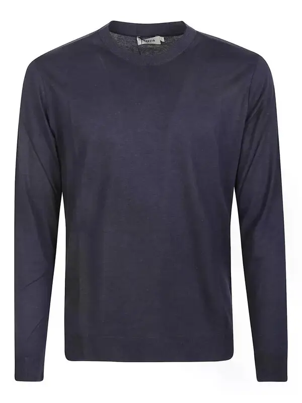 Altea Long-sleeve Crew-neck T-shirt - Blue