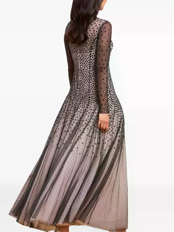 NEEDLE & THREAD Sequin-embellished Maxi Dress