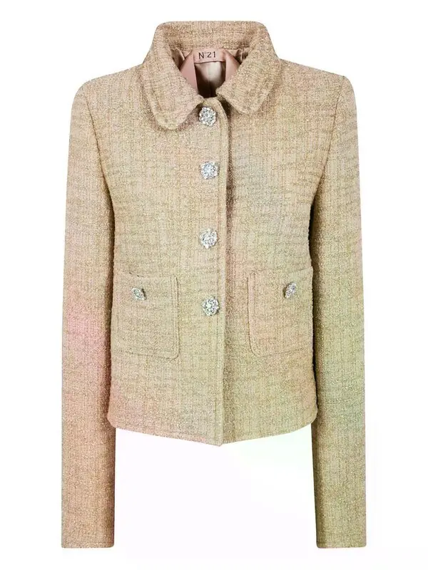N°21 Long-sleeved Tweed Jacket