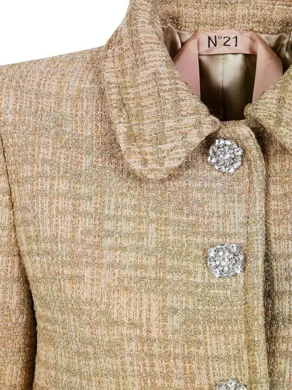 N°21 Long-sleeved Tweed Jacket