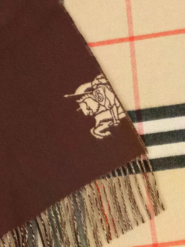 Burberry Knight-logo Check Scarf