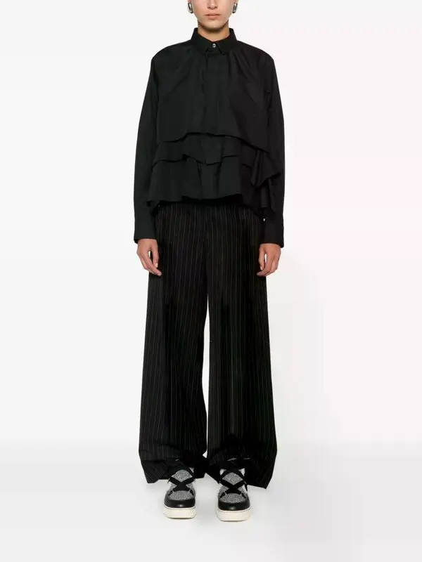 Sacai Layered Ruffled Shirt