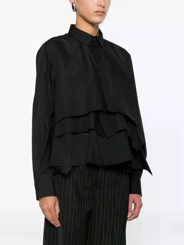 Sacai Layered Ruffled Shirt