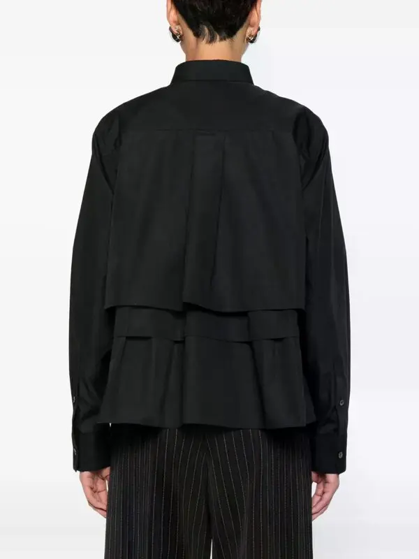 Sacai Layered Ruffled Shirt