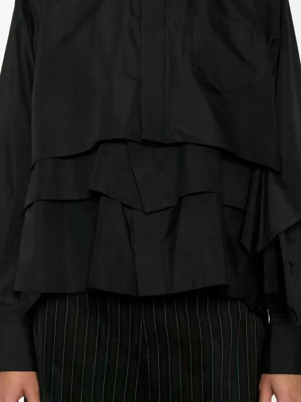 Sacai Layered Ruffled Shirt