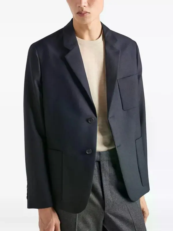 Prada Patch-pocket Two-button Blazer