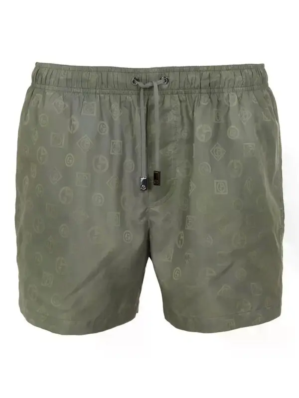 Giorgio Armani Logo-print Drawstring Shorts