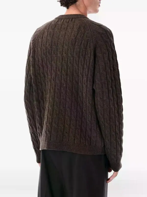 MFPEN Cable-knit Zip Cardigan