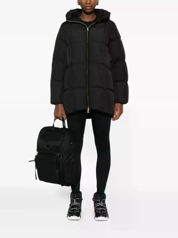 Moncler Darbon Quilted Hooded Jacket - Black
